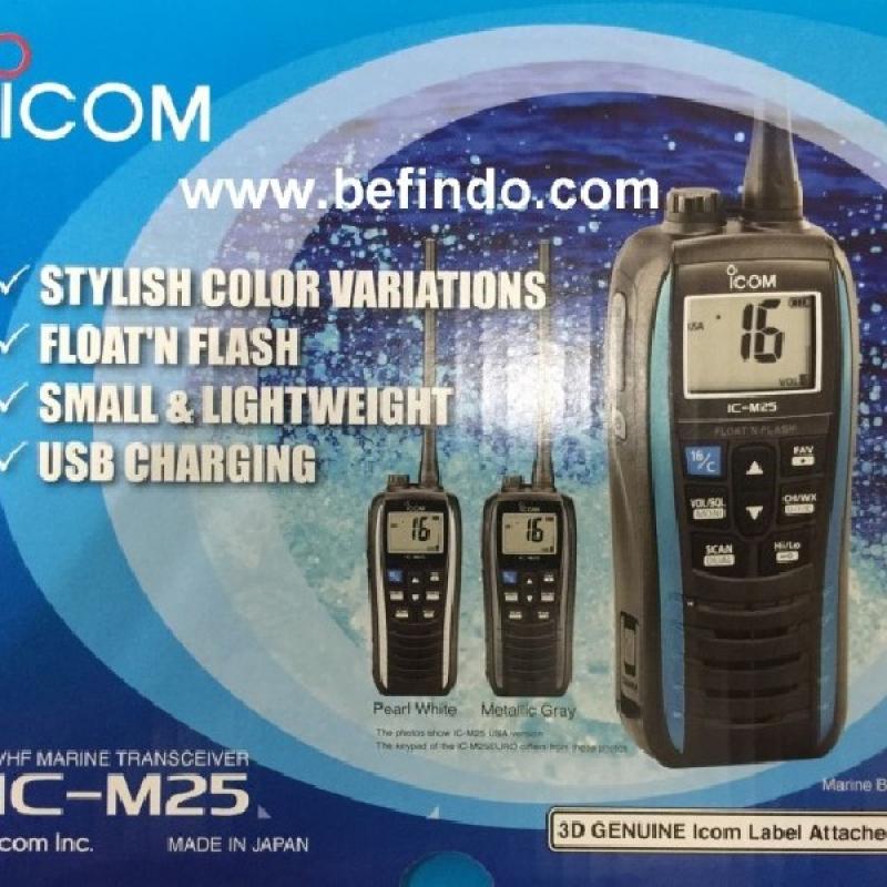 Promo Icom M25 Vhf Icom Ht Marine Diskon 5% di Seller Gansirsa - Kapuk ...