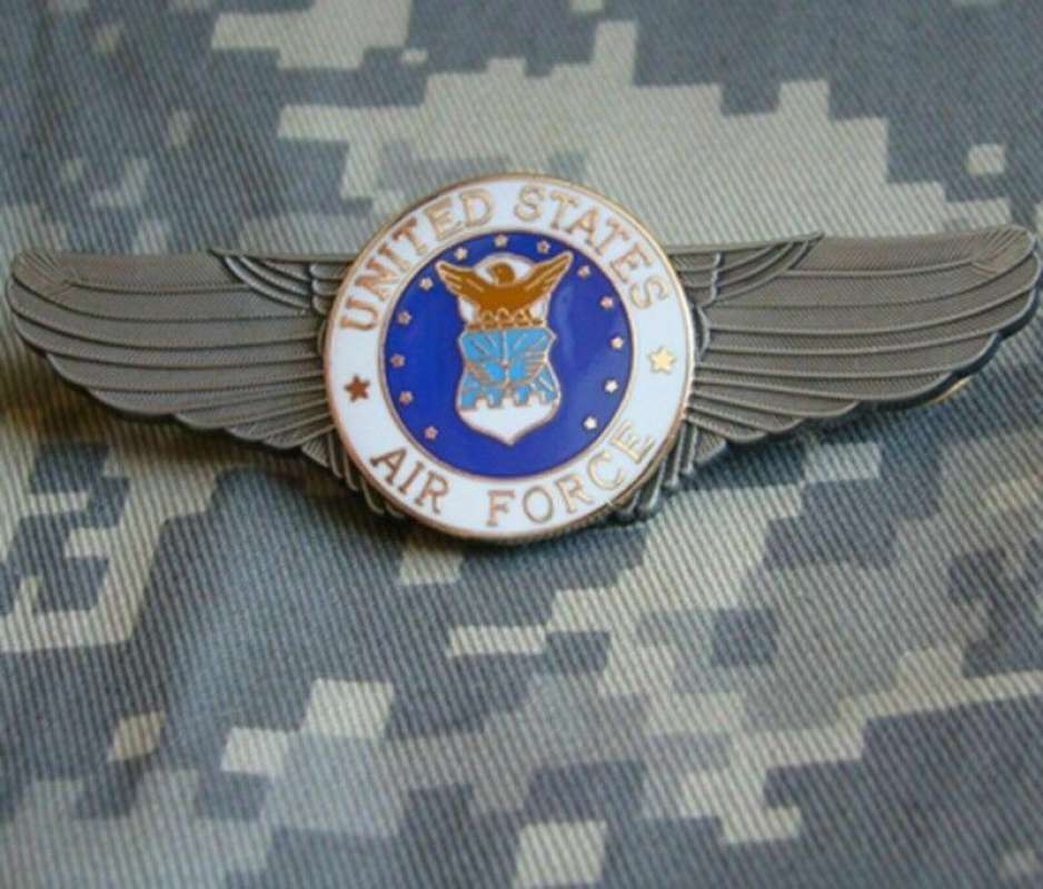 Promo WW2 United States Air Force USAF Military Pilot Wing Badge ...