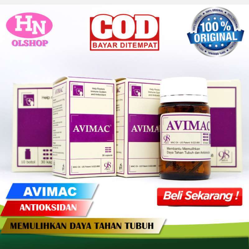 Promo Obat Herbal Avimac vitamin Penambah Daya Tahan Tubuh Penangkal ...