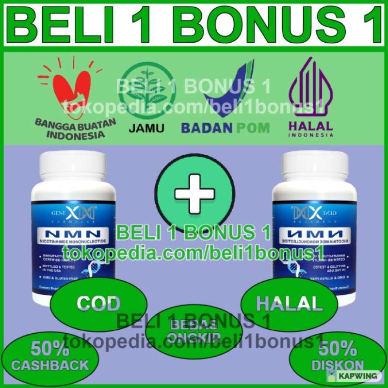 Promo GENEX NMN NICOTINAMIDE MONONUCLEOTIDE Diskon 33% di Seller Medika Lestari - Tugu Selatan ...