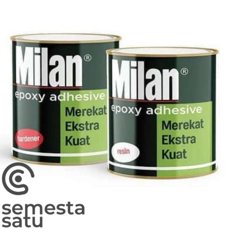 Jual Lem Epoxy Milan Epoxy Adhesive Resin Dan Hardener I Tin Set Di ...