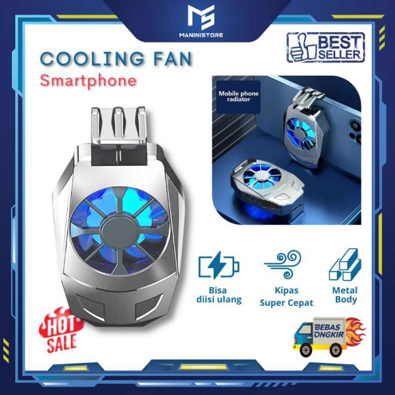 Promo Pendingin HP Cooling Cooler Fan Handphone Smartphone Gaming Kipas Heat Diskon 11% di ...