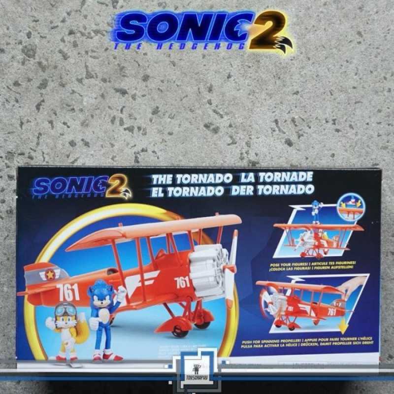 Jual Sonic The Hedgehog Movie 2 The Tornado Airplane With Sonic & Tails ...