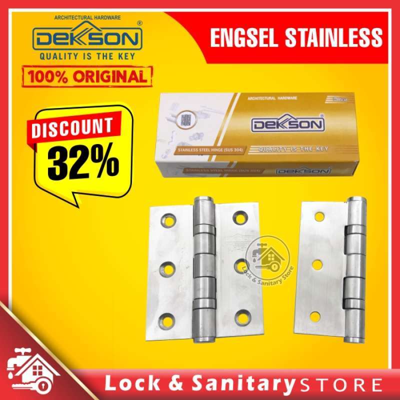 Promo Engsel Dekson Dekkson DELUXE 3X2,5X2MM 2B SSS Engsel Pintu ...