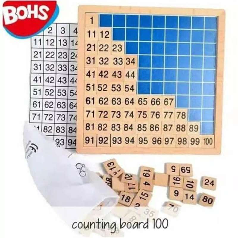 Promo Counting Board 1-100 / Belajar Berhitung Diskon 17% di Seller ...