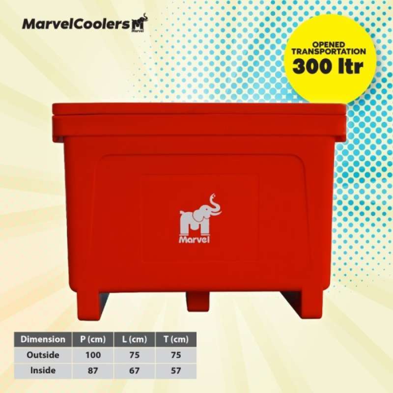 Jual Cooler Box 300 Besar Cool Box Coolbox Ice Es Pendingin 350 L Liter ...