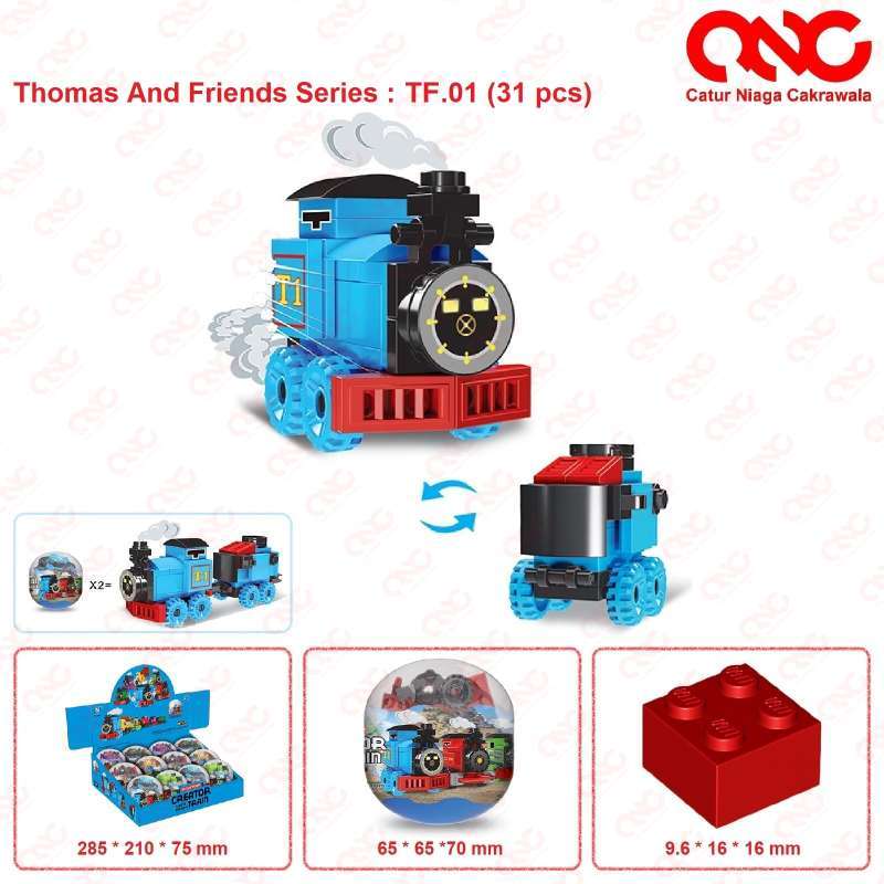 Jual Cnc Brick Thomas Train Lego Compatible ( Gacha / Gashapon ...