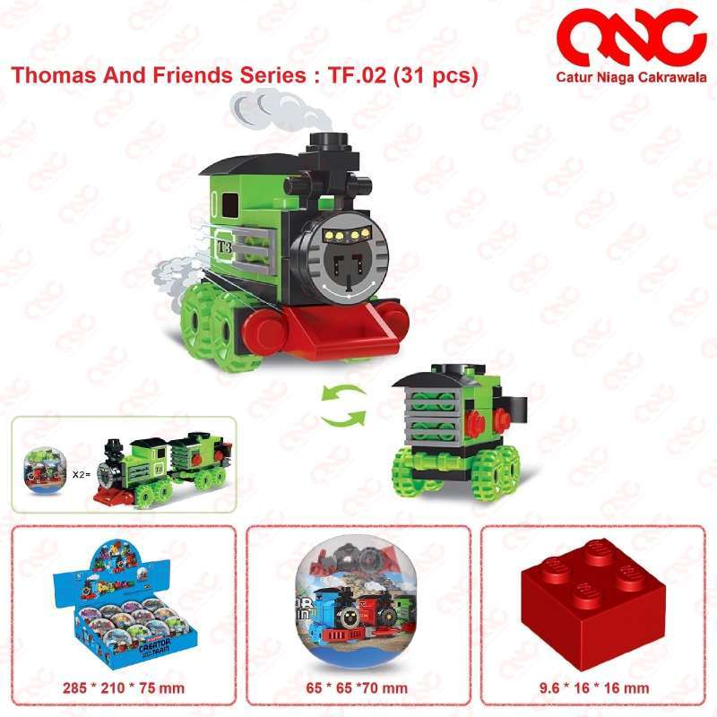 Jual Cnc Brick Thomas Train Lego Compatible ( Gacha / Gashapon ...