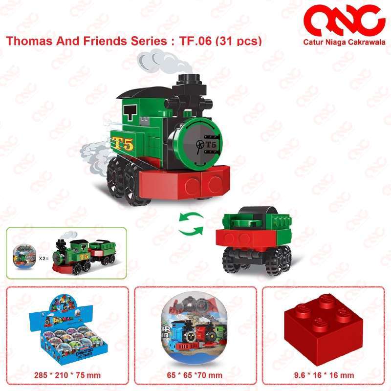 Jual Cnc Brick Thomas Train Lego Compatible ( Gacha / Gashapon ...
