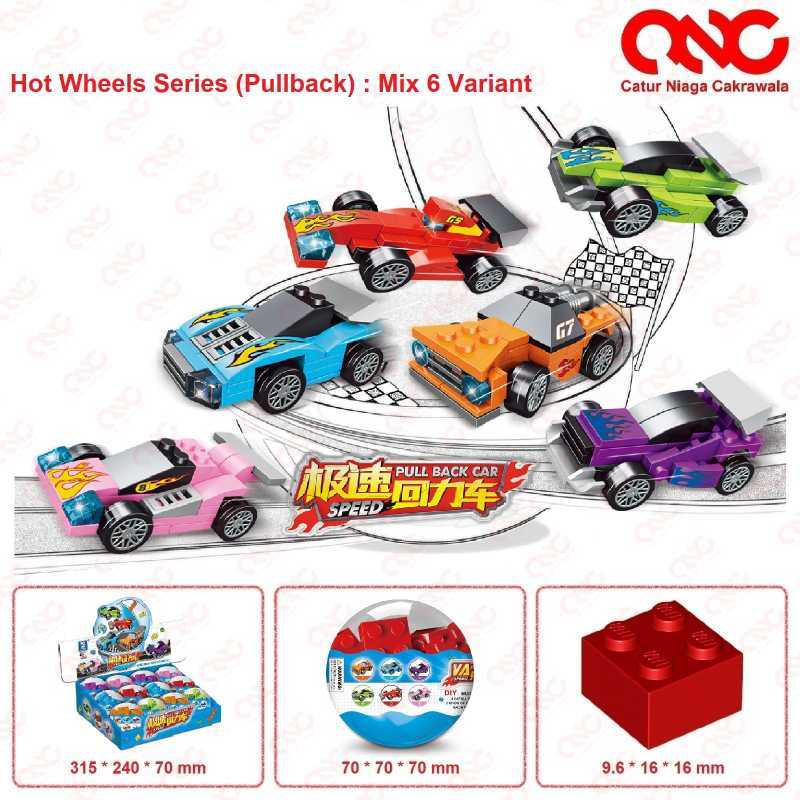 Jual CNC Brick Hot Wheels Pullback LEGO Compatible ( Gacha / Gashapon ...