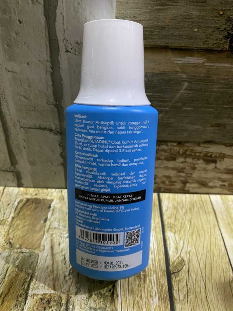 Jual Betadine Kumur 190ml Di Seller Ekahusada Herbal - Kemirirejo, Kota ...