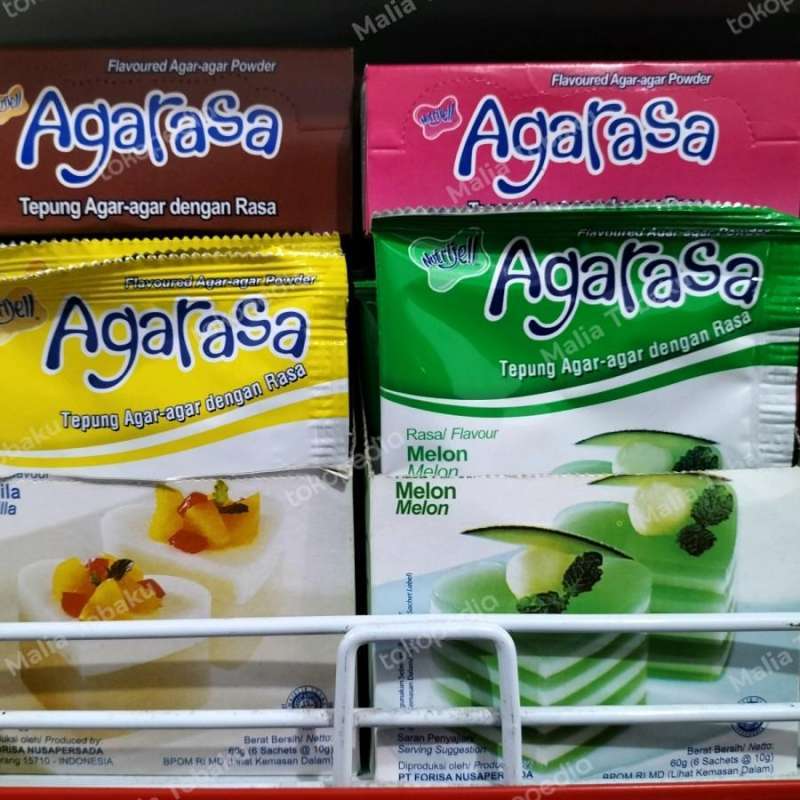 Jual agarasa sachet agar agar rasa di Seller Tobaku Malia - Sawojajar ...