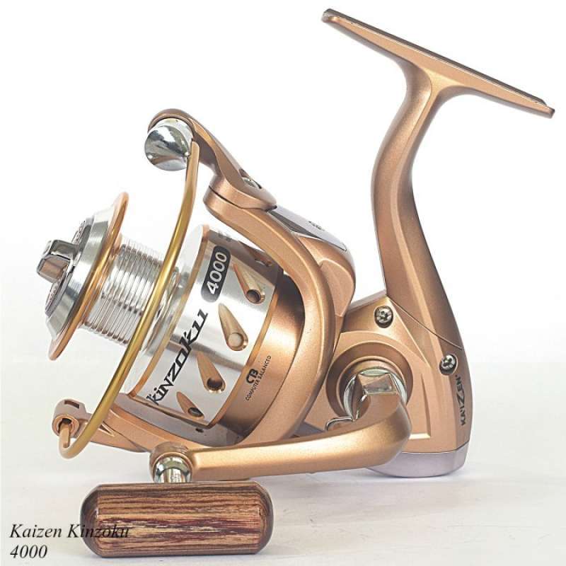 Promo [Harga Promo] Reel Mancing Spinning Kaizen Kinzoku Ukuran 4000 ...