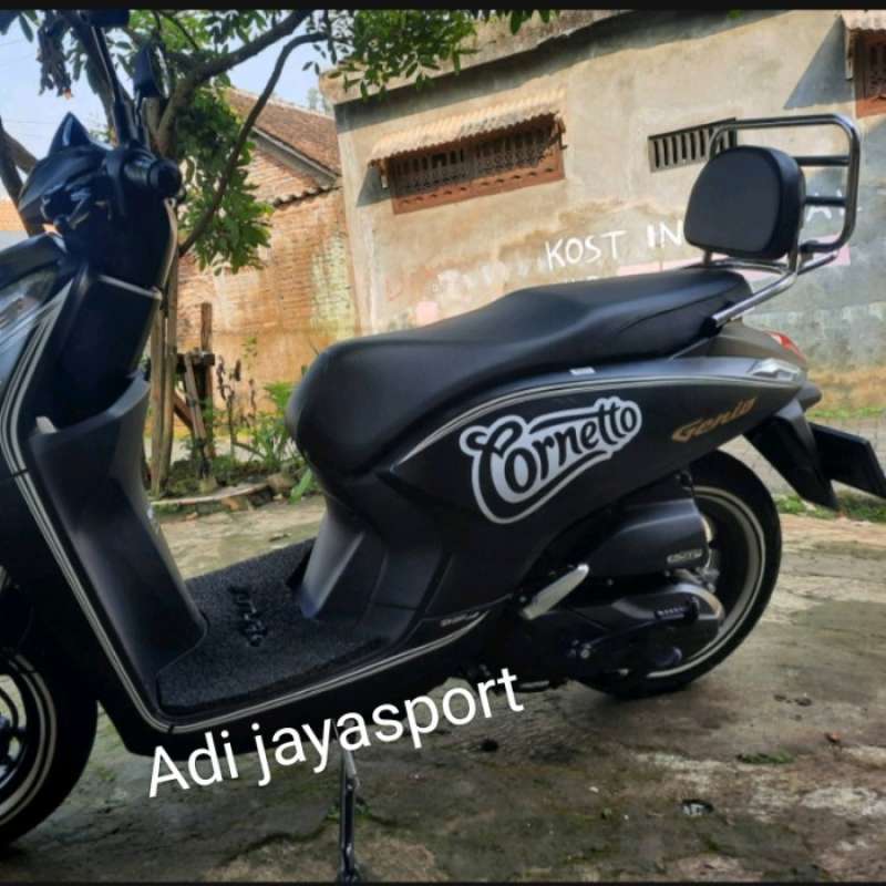 Promo backrack sandaran behel motor Genio 2022 2023 aksesoris genio ...