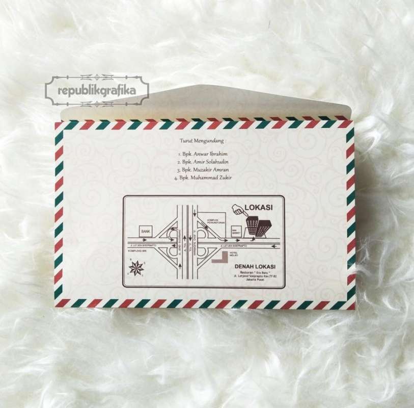 Jual Cetak Undangan Pernikahan Murah Model Erba 88183, Free Plastik Opp ...
