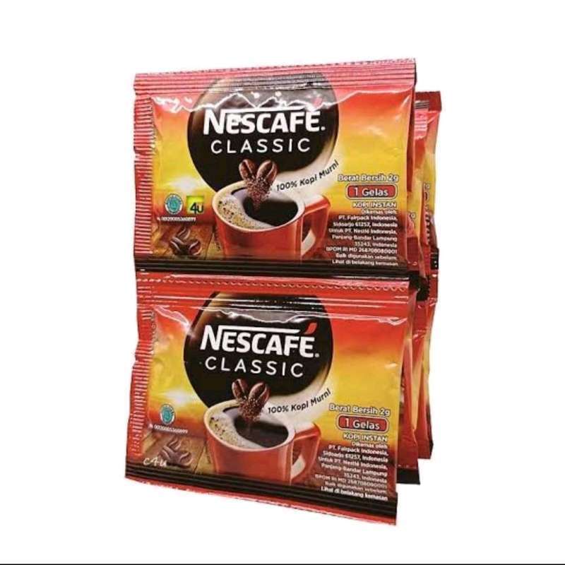 Jual Nescafe Kopi NESCAFE CLASSIC Bahan Dalgona Cofffee 10 Sachet di ...