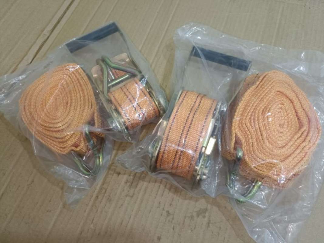 Jual Webbing Cargo Lashing 3 Ton X 5m - Ratchet Tie Down 5m - 捆绑器 Di ...