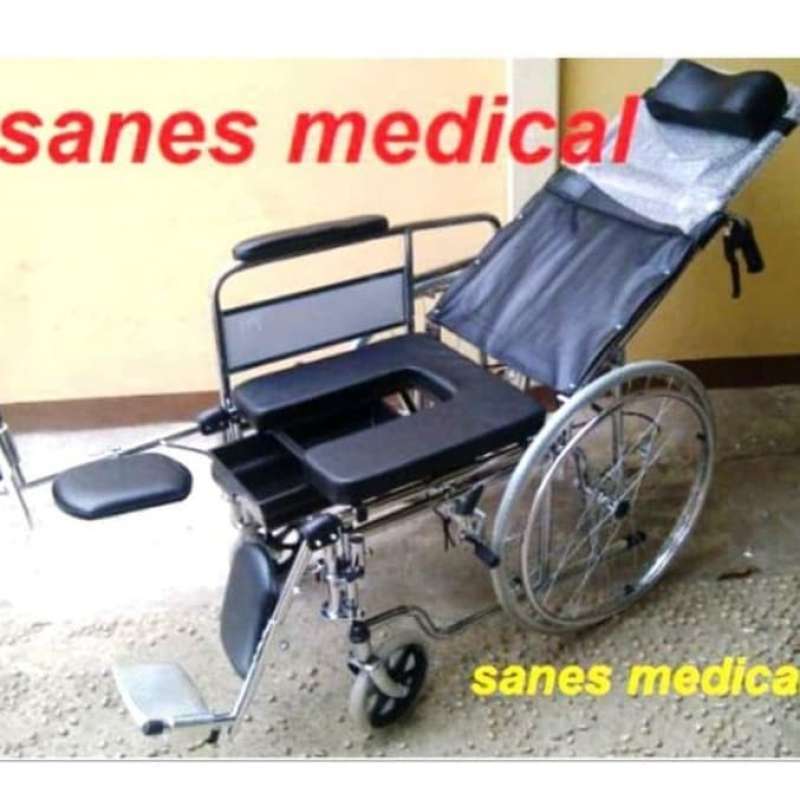 Promo Kursi Roda Dengan Sandaran Kepala Ssm Kursi Roda Sandaran Tinggi ...