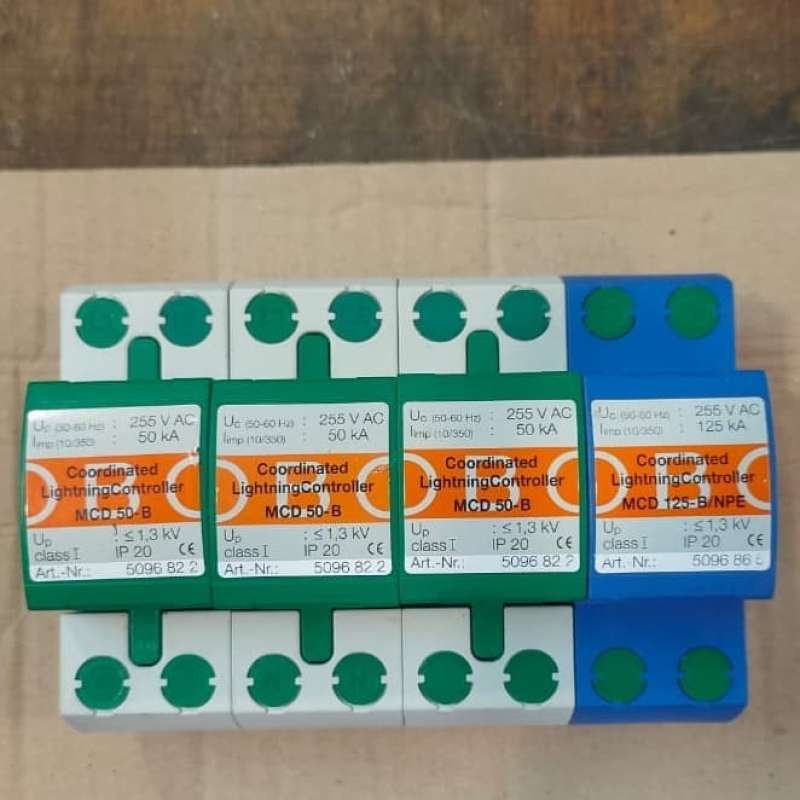 Promo Surge Arrester OBO MCD 50-B 50Ka 3P + NPE Diskon 23% di Seller Hubner Store - Cengkareng ...