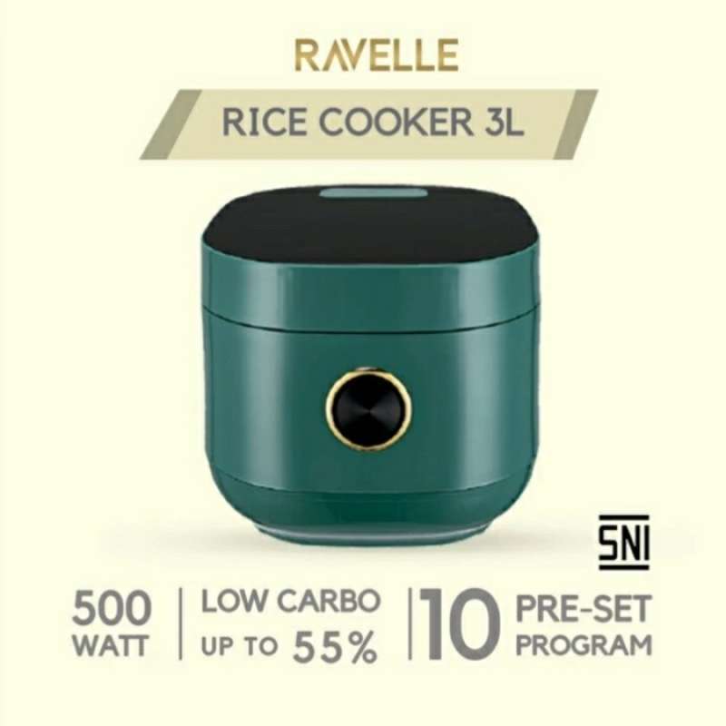 Promo Ravelle Rice Cooker 3 Liter-5 Liter / Digital Low Carbo Rice ...