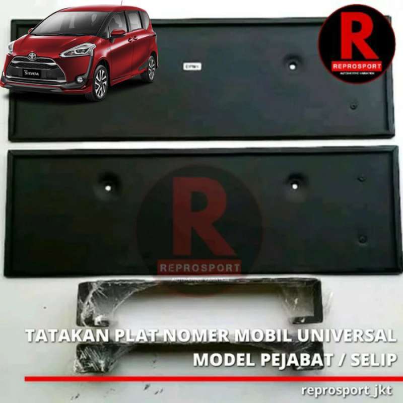 Jual SIENTA TATAKAN PLAT NOMER MOBIL UNIVERSAL MODEL PEJABAT / SLIP di ...