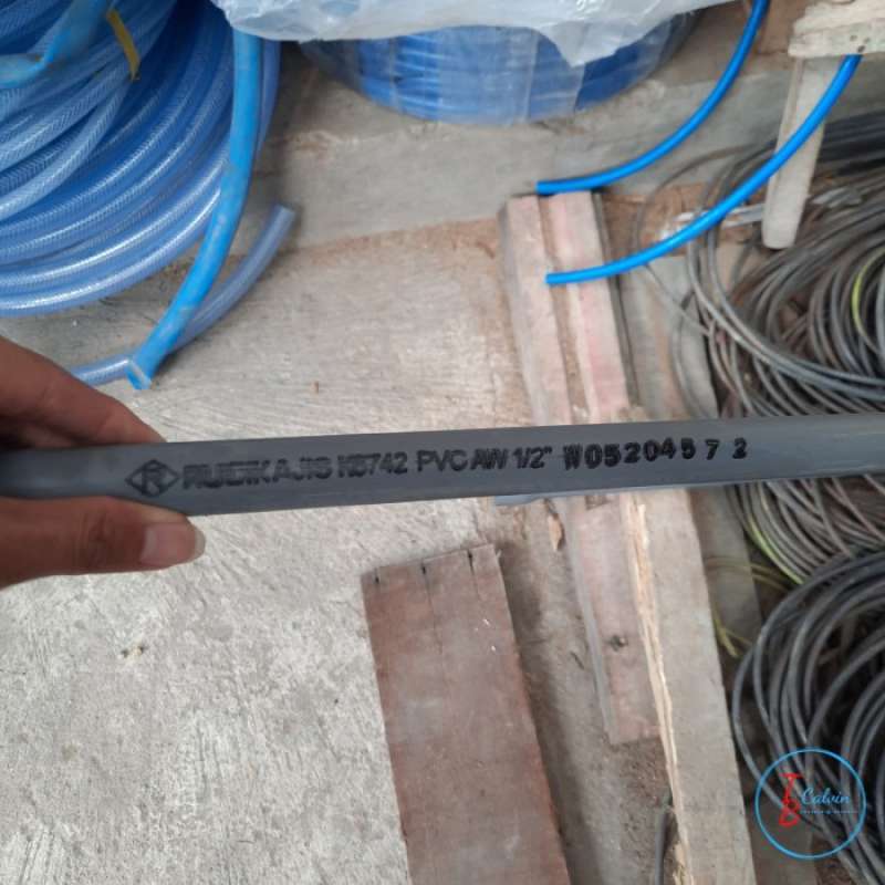 Promo Pipa Pvc 1/2 Inch Rucika Wavin Jis Abu (Aw) Per Batang Diskon 17% ...
