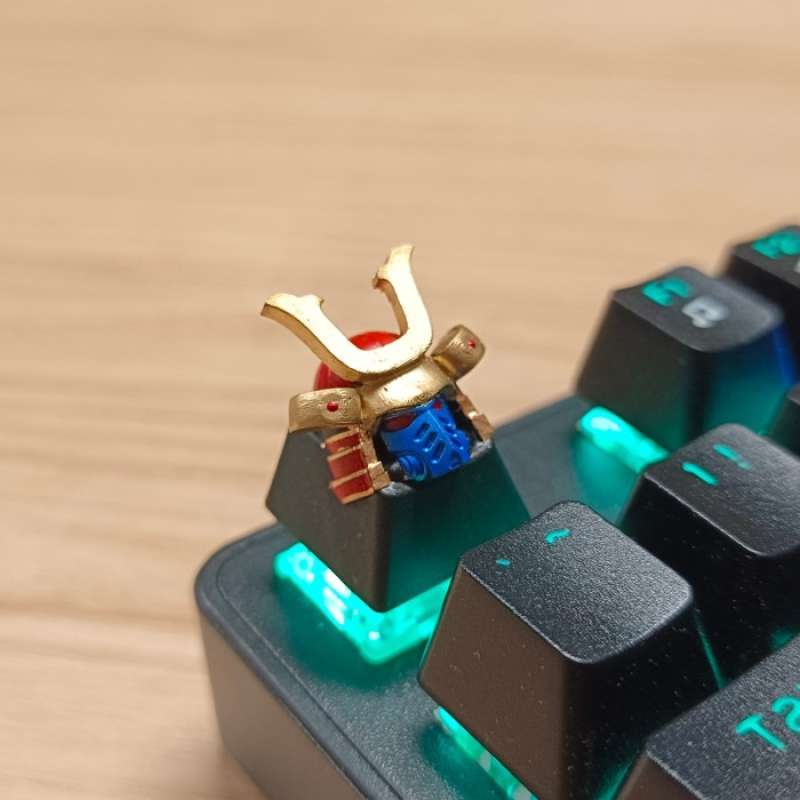 Promo Artisan Keycap Keycaps - Samurai Mask - Mechanical Keyboard ...
