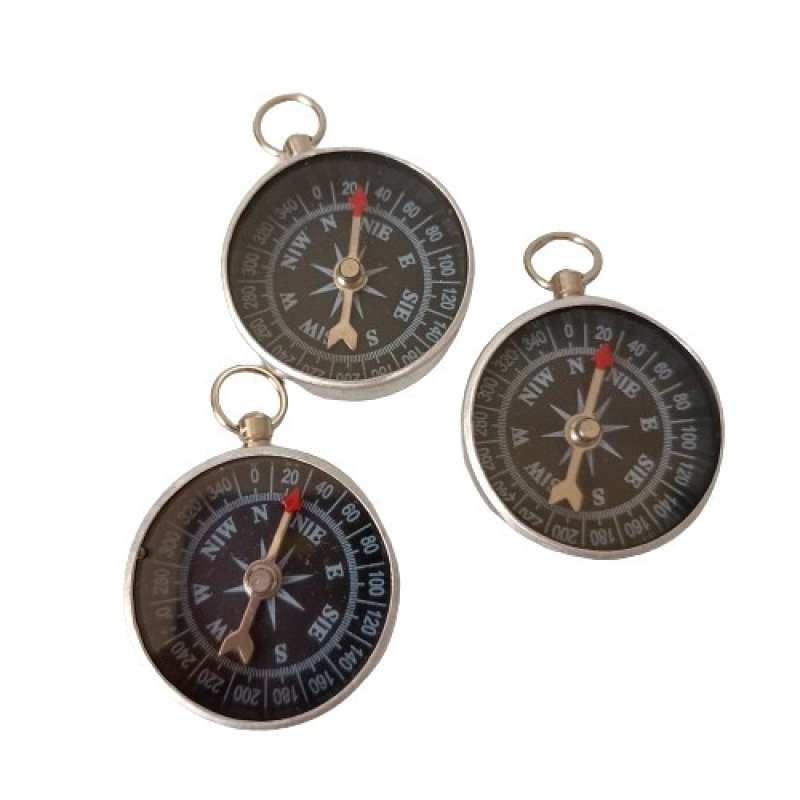 Jual Kompas Kecil Silver Dan Plastik Hitam Medium Compas Petunjuk Arah ...