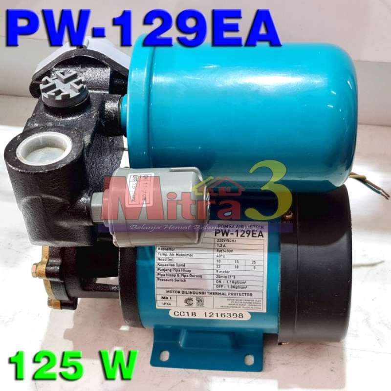 Promo Pompa Air Otomatis Sumur Dangkal Small Pressure Wasser Pw-129 Ea ...