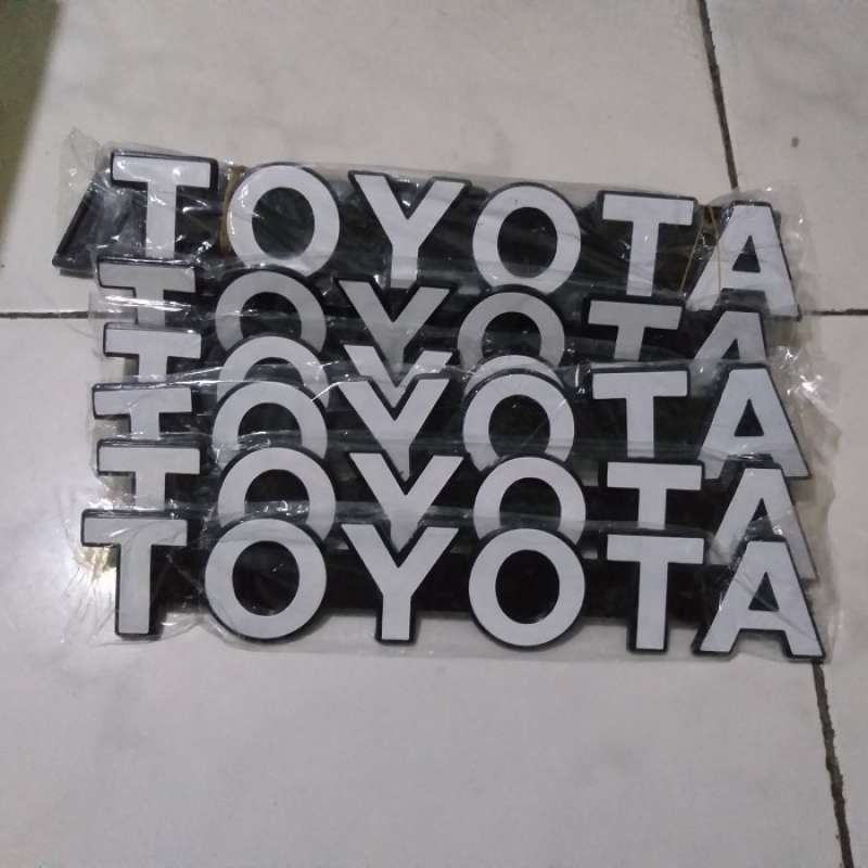 Jual EMBLEM LOGO STIKER TULISAN TOYOTA di Seller Cordeliaa Shop ...
