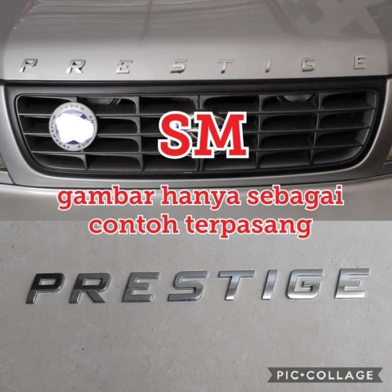 Jual Emblem Kap Mesin Atau Hood Emblem Custom/modif Tulisan Prestige Di ...