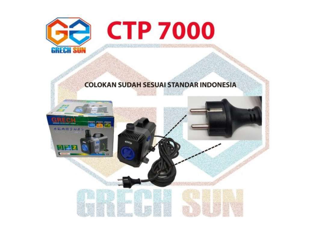 Promo Orinal Sunsun Grech Ctp 7000 Pompa Ikan Aquarium Kolam Pompa Celup Diskon 33% di Seller ...