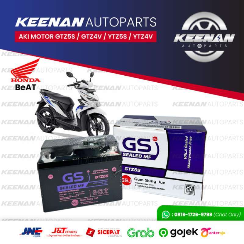 Jual Aki Motor Honda Beat Gtz5s Gs J Accu Kering Mf Di Seller Rizky Putra Shop - Meruya Selatan ...