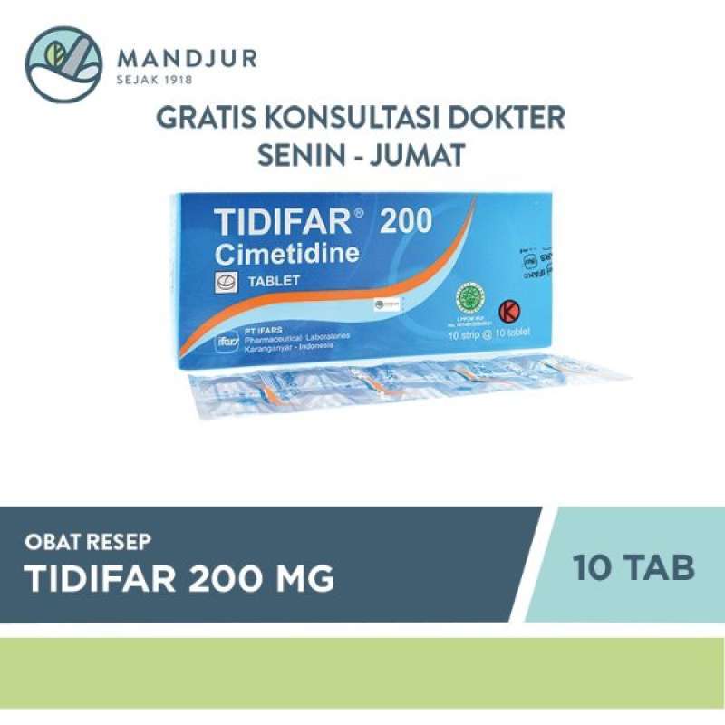 Jual Tidifar 200 mg 10 Tablet di Seller Apotek Mandjur Official Store ...