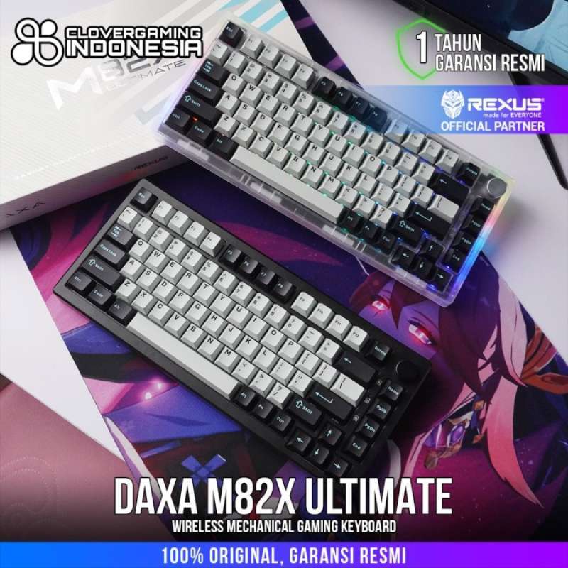 Promo Rexus Daxa M82X Ultimate Wireless Rgb - Mechanical Gaming ...