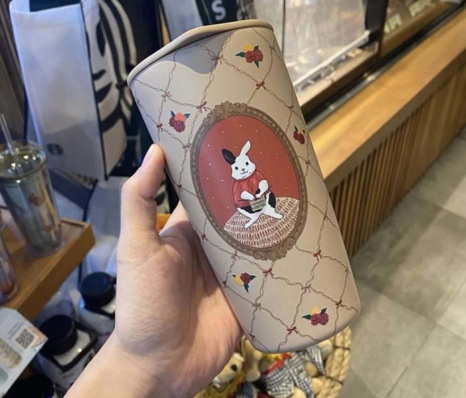 Promo Tumbler Starbucks X Miir Bunnies Autumn Released Stainless Bunny ...