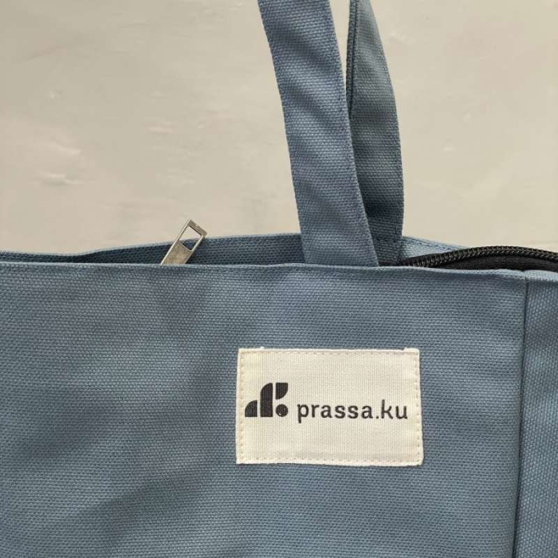 Jual Prassa.ku | Zipper Series! - Tas Tote | Totebag Canvas ...