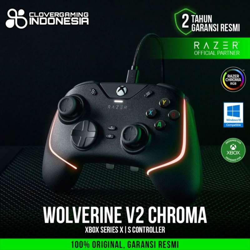 Promo Razer Wolverine V2 Chroma Xbox Series X|S Controller - Gamepad ...