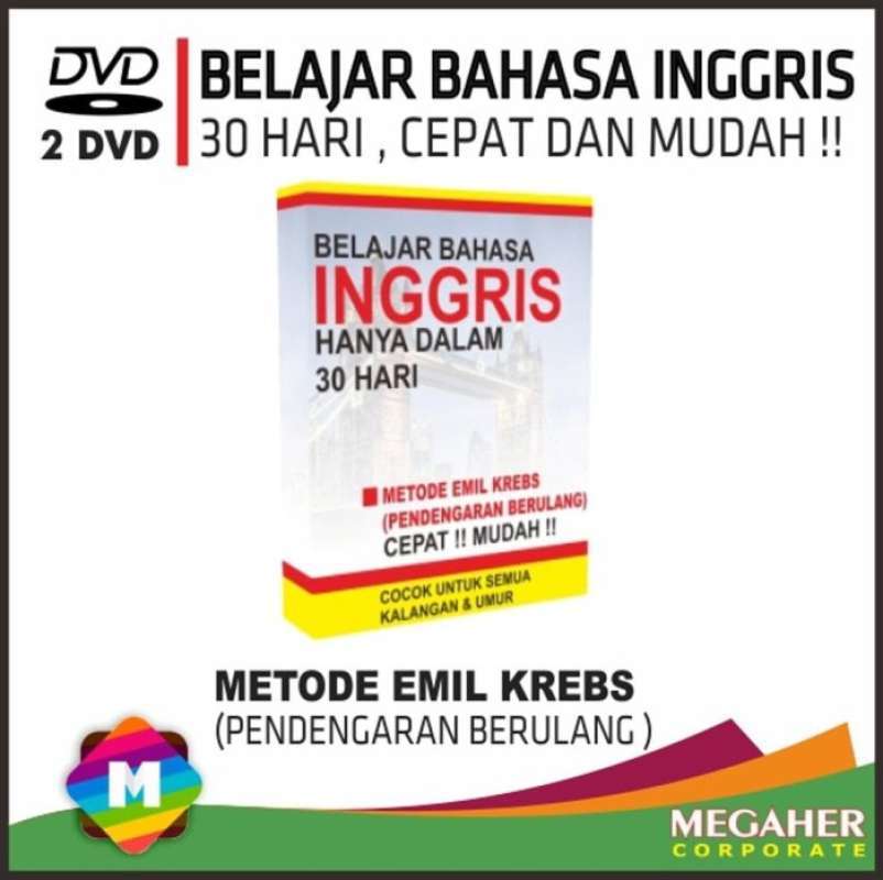 Promo Dvd Belajar Bahasa Inggris Metode Emil Krebs Atau Pendengaran Berulang Diskon 23% di ...