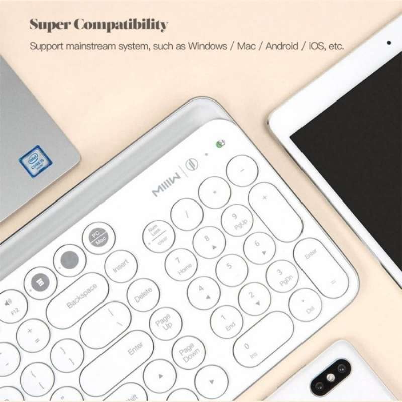 Jual Miiiw 104 Keys Keyboard Dual Mode Wireless Bluetooth Miiw Di ...