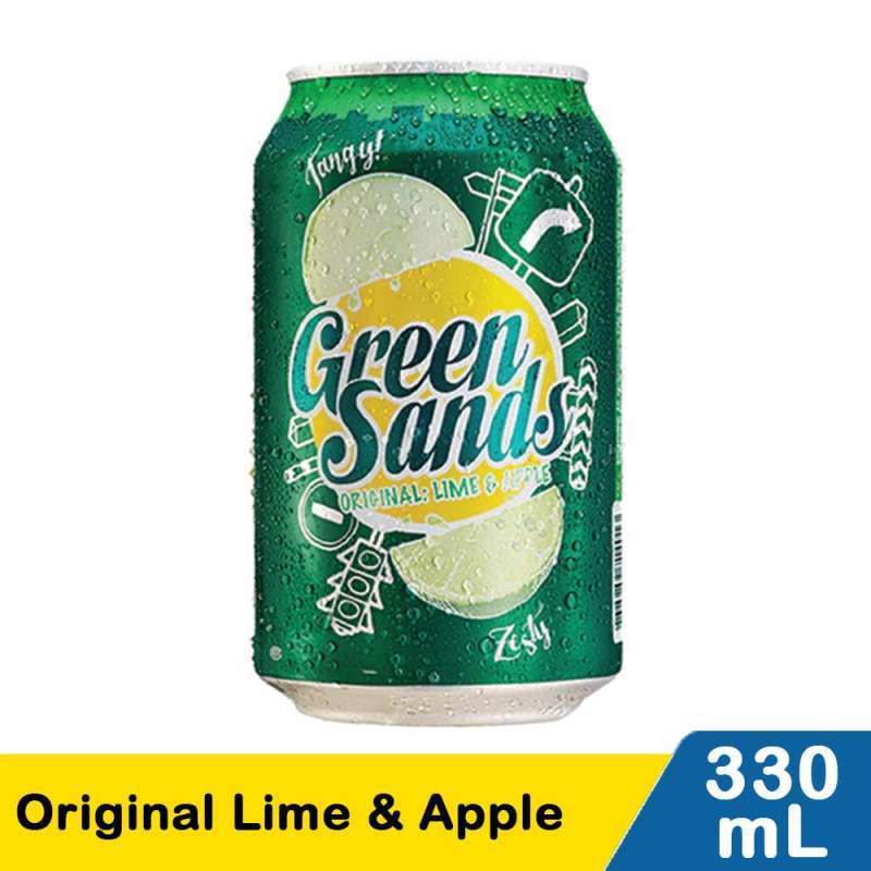 Jual Minuman Soda Bebas Alkohol | Green Sands Can 330mL / 24 Pcs di ...