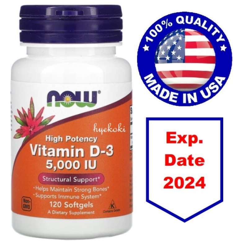 Jual Vitamin D3 5000 Iu 120 Softgel Now Vitamin D3 5000iu Vit D3 5000 ...