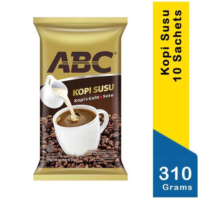 Jual Kopi Susu ABC 310g isi 10 Sachet Kopi Instant 3 in 1 di Seller Panda Global - Cengkareng ...
