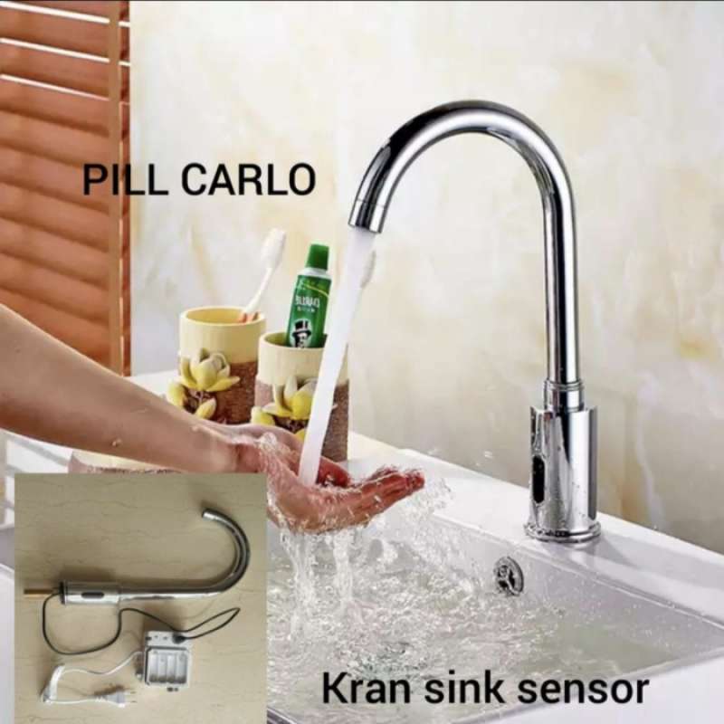 Jual Kran Sensor Otomatis Cuci Tangan / Keran Automatic Cencor Import ...