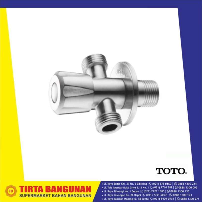Promo Toto E277-1 Eco Stop Kran Tee/ Stop Kran Cabang Diskon 33% di Seller KSM Store - Kalibata ...