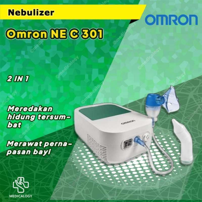 Jual Nebulizer Omron Duo Ne C301 301 Nebulizer Dengan Nasal Aspirator ...