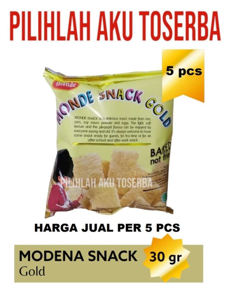 Promo Monde Serena SNACK GOLD 30 gr - ( HARGA 5 pcs ) Diskon 10% di ...