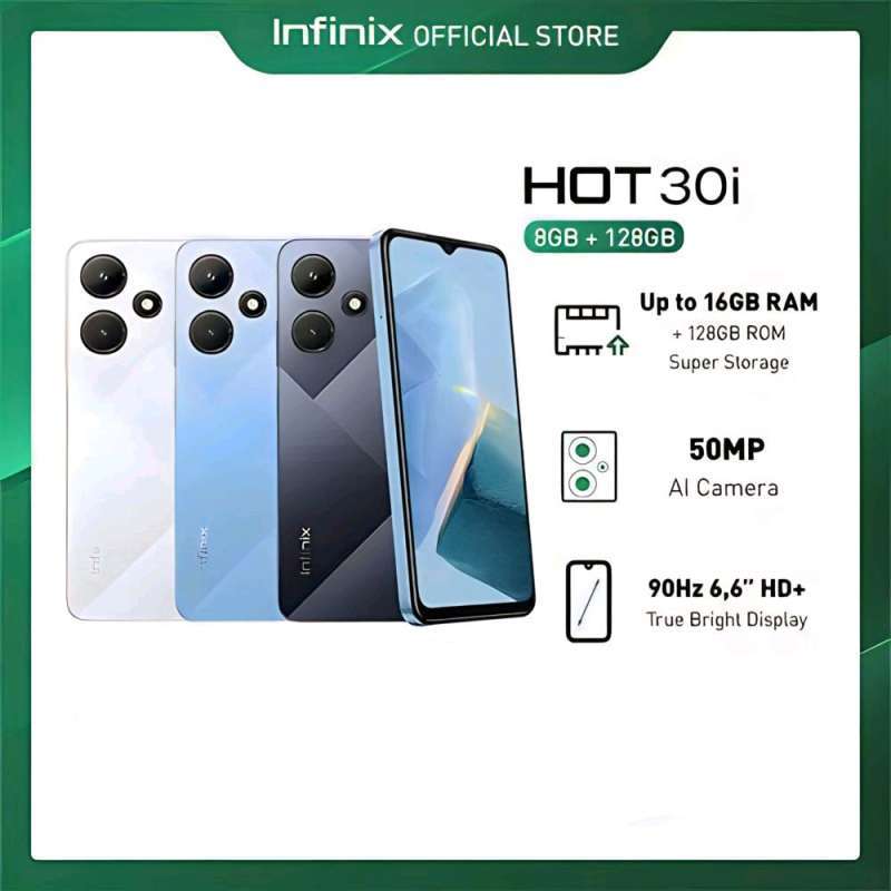 Jual INFINIX HOT 30i RAM 8/128GB GARANSI RESMI di Seller JFK Cellular - Talaga Sari, Kab ...