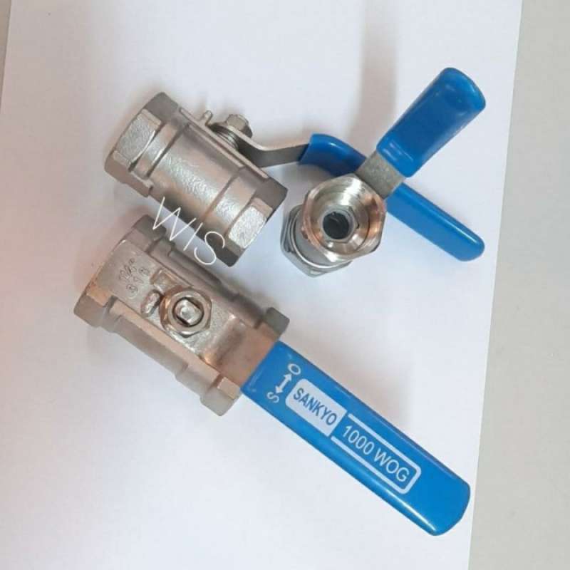 Promo Ball Valve 2 inch Sankyo 1pc SS 316 / Kran Air Sankyo Stainless ...