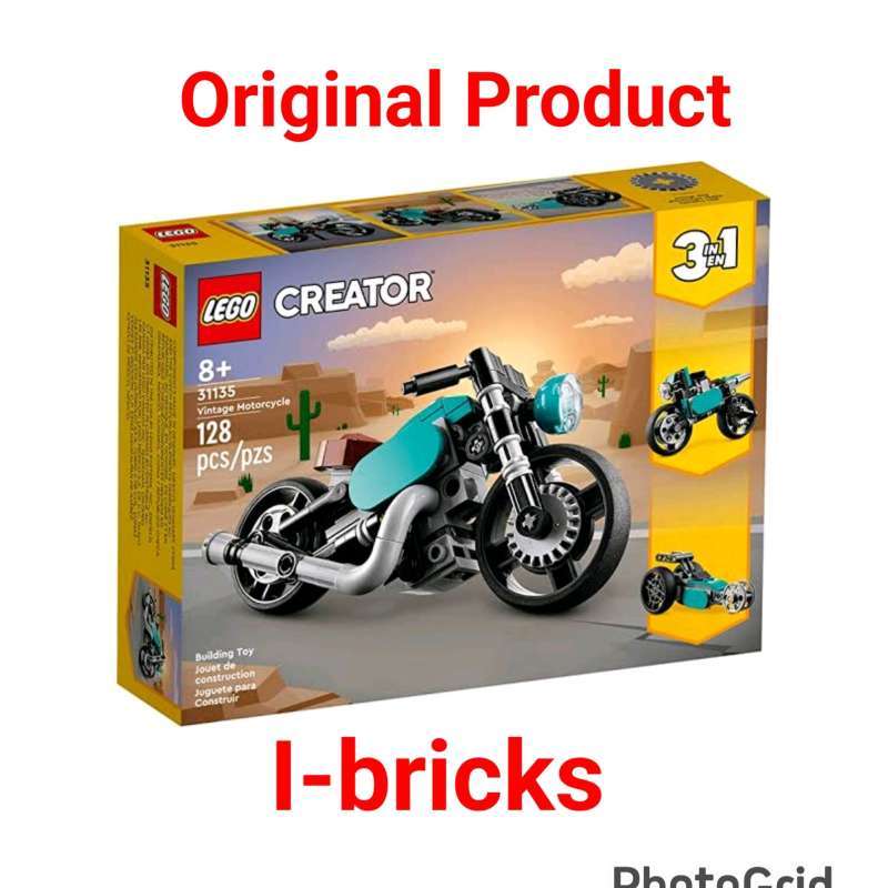 Jual Lego Creator 31135 Vintage Motorcycle di Seller I-Bricks Official ...